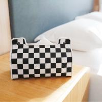China Portable Luxury Fold Washable Leather Napkin Holder for Home Restaurant and Banquet for sale