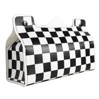 China Portable Luxury Fold Washable Leather Napkin Holder for Home Restaurant and Banquet for sale
