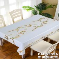 China Christmas PVC Tablecloth Protector Rectangle Waterproof Oil-Proof Plastic Table Cover for sale