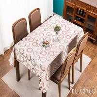 China 108 Inch 120 Inch Round Wedding Tablecloth Party PVC Flower Print Round Table Cover in Roll for sale