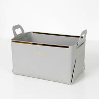 China Convenient and Versatile Leather Basket for Daily Sundries 3-6L Capacity 24*14*13cm for sale