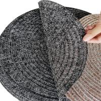 China Eco-Friendly Waterproof Washable Round Dining Table Place Mats for Commercial Buyers for sale