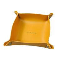China Multifunctional Washable PU Leather Portable Cosmetic Storage Box with 1-3L Capacity for sale