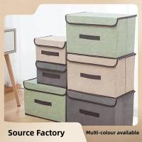 China Foldable Desk Storage Box Organizer for Clothes Non Woven Cover Sundries Customized Size for sale
