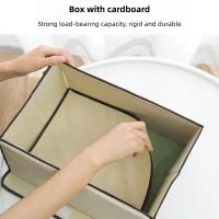 China Foldable Desk Storage Box Organizer for Clothes Non Woven Cover Sundries Customized Size for sale