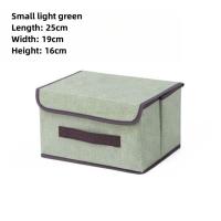 China Foldable Desk Storage Box Organizer for Clothes Non Woven Cover Sundries Customized Size for sale