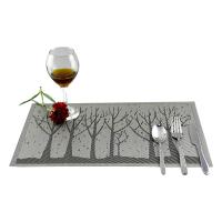 China Table Decoration Modern Placemat Non-slip Washable Tablemats for Restaurant and Family for sale