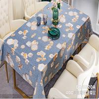 China PVC Tablecloth Nonwoven Table Cover for Home Kitchen Dining Room Waterproof Oilproof for sale