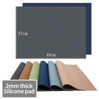 China Heat Resistant Silicone Placemat Washable Table Decoration Accessories Type Mats Pads for sale