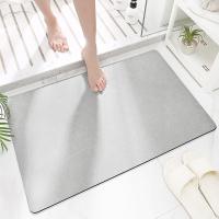 China Upgrade Your Bathroom with Non Slip Diatom Bath Mats from Earth Diato Blue and Thin for sale