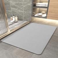 China Upgrade Your Bathroom with Non Slip Diatom Bath Mats from Earth Diato Blue and Thin for sale