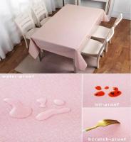 China Tablecloth Hot Designs Eco-friendly Dust Proof Oil-Proof Rectangle PVC Table Cover for sale