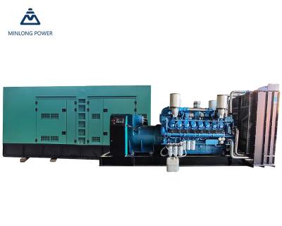 China Baudouin Engine 1400kw Natural Gas Generator Two Loop Cooling System 12m55D1588A0ng for sale
