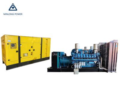 China 1500rpm 1120kw Natural Gas Generator Minlong 16m33D1280ng10 for sale