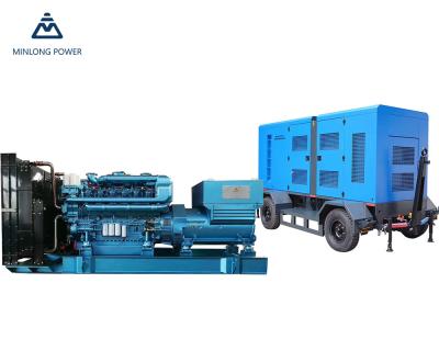 China 1500rpm Baudouin Engine 500kw Natural Gas Power Generator 12m26D605e300ng for sale