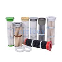China High Performance Asphalt Plant Filter Sleeve With Pleated Corrugated Compact Design for sale