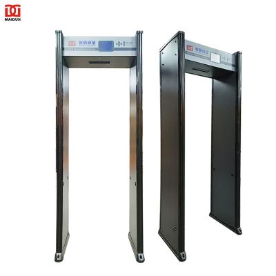 China MD-600G Security Metal Detector Door Industrial Portable Body Scanner 6 Zones Walk Through Metal Detector for sale