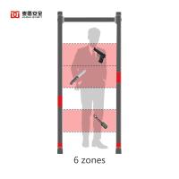 China MD-600G Security Metal Detector Door Industrial Portable Body Scanner 6 Zones Walk Through Metal Detector for sale