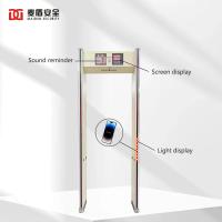 China Security Inspection Equipment High Sensitivity Stability 6 Zones Walk Through Metal Detector for sale