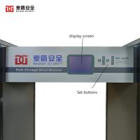 China OEM Walk Through Metal Detector 24 Multi Zones Metal Detector Security Doors Full Body Scanner Security Equipment for sale