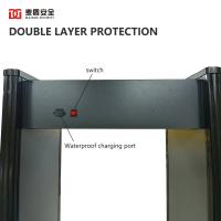 China OEM Walk Through Metal Detector 24 Multi Zones Metal Detector Security Doors Full Body Scanner Security Equipment for sale