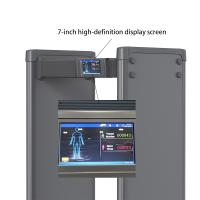 China Station Security High Performance Multi-Zone Metal Detector Adjustable High Sensitivity Portable Walk Through Metal Detector for sale