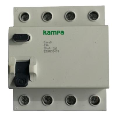 China High quality EZ9R56425 Easy9 4 pole 25A 100mA RCD/ELCB/RCCB for sale