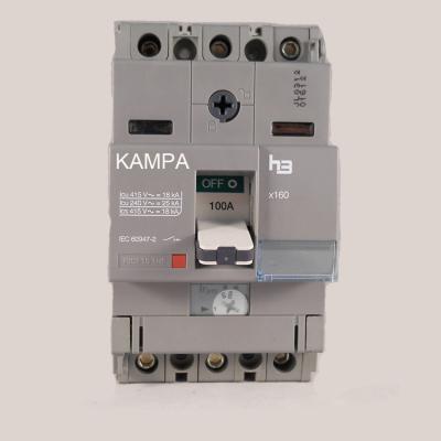 China Hagers H3 Moulded Case Circuit Breaker X160 3P 25ka 16A HHA016Z mccb for sale