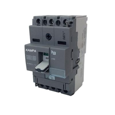 China H3 Moulded Case Circuit Breaker X160 3P 18ka 125A HDA125U mccb for sale