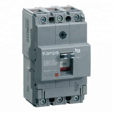 China H3 Moulded Case Circuit Breaker X160 3P 18ka 16A HDA016Z mccb for sale