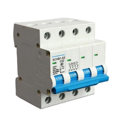China DC Mini Circuit Breaker Mcb DZ47-63  Light Weight  High Breaking Capacity for sale