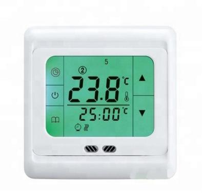 China Blue/Green/White Backlight Thermoregulator Touch Screen Thermostat Temperature Controller for sale