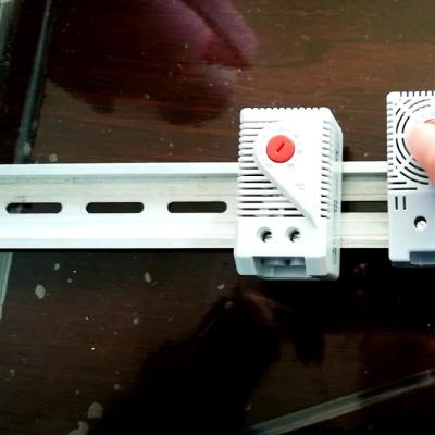 China KTS011 Small Size Industrial Thermostat for Cabinet Temperature Controller Normally Open ( 0~+60 Degree) for sale