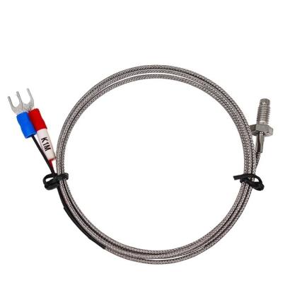 China K J type Thermocouple shielded wire Thermocouple Temperature Sensor for Temperature Controller for sale