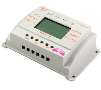 China LCD 10A 12V/24V MPPT Solar Panel Battery Regulator Charge Controller Three-time interval for sale