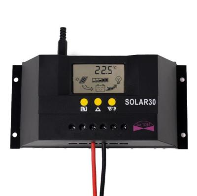 China LCD display 30A PWM charge controller /solar regulator for sale