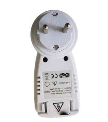 China New 230V 50HZ Digital Energy Meter Watt Voltage Volt Meter Hertz Power Analyzer Factor EU for sale