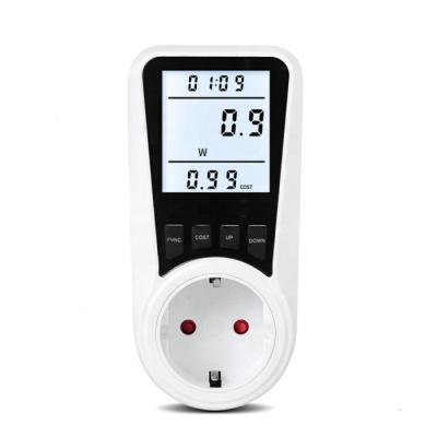China Electrical Power Consumption Watt Meter Plug-in Socket Kilowatt Wattage Multimeters for sale