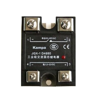 China Solid State Auto Electrical Relay Kampa Ssr 80da Input 3-32v Dc Output 48-480vac for sale