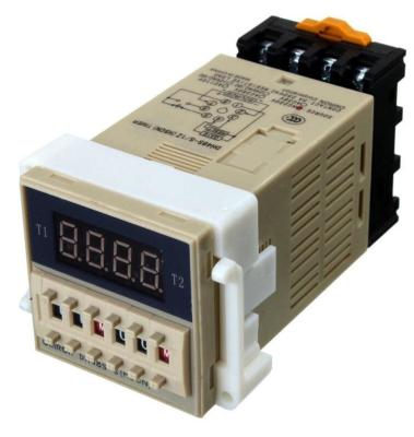 China DH48S-S 8 Pins digital lcd cycle twin timer delay relay for sale