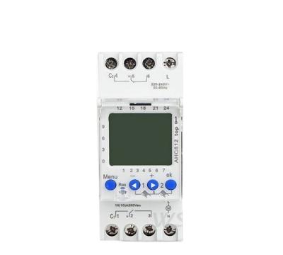China AHC812 220V weekly programmable hour meter digital timer switch for sale