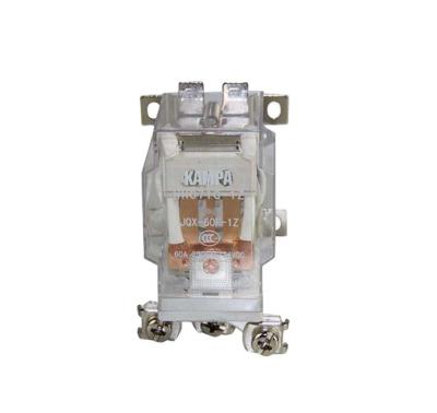 China JQX-60F 1Z SPDT 60A DC 12V 24V 220V Coil Miniature Electromagnetic High Power Relay for sale