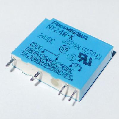 China NY24W-K 24VDC 5A 4 pins 30VDC/250VAC miniature power relay for sale