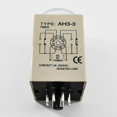 China AH3-3 Mechanical Time Relay AC 250V 5A 0~60S Delay Timer for sale
