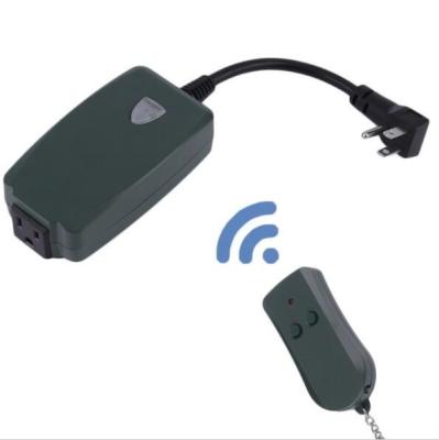 China Outdoor Remote Control Outlet , Wireless Light Switch Socket Waterproof Wholesale for sale