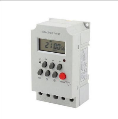 China Din Rail LCD Digital Programmable Electronic Digital Timer Switch Controller 220V 25A for sale