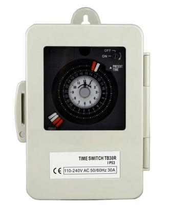 China TB30R 30A AC110V/20V 24 hours mechanical electrical timer switch for sale