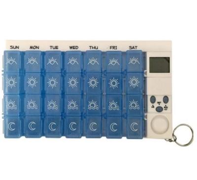 China Digital 7days pill reminder pill box case timer w/ alarm electronic medicine Tools Pill Cases for sale