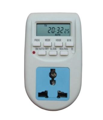 China AL-06 Programmable Electronic timer socket EU Plug and UK Plug Optional 220V-240V 10A 50/60Hz 2200W for sale