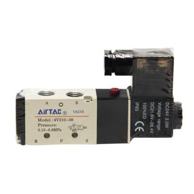China 4V210-08  2/5 way Pneumatic solenoid valve 1/4